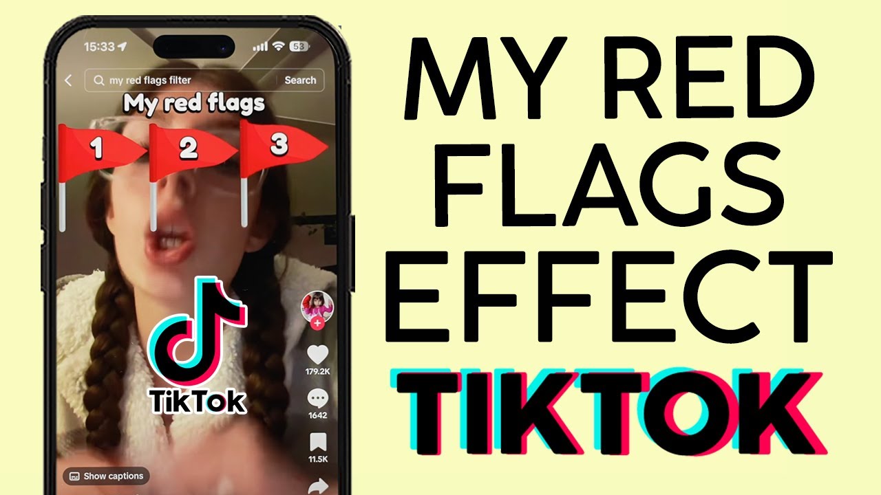 How To Create The Red Flag Filter Trend Video On Tiktok In Under 2 Minutes!