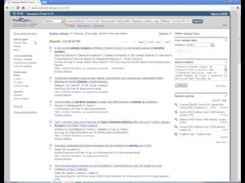 Searching PubMed with MESH