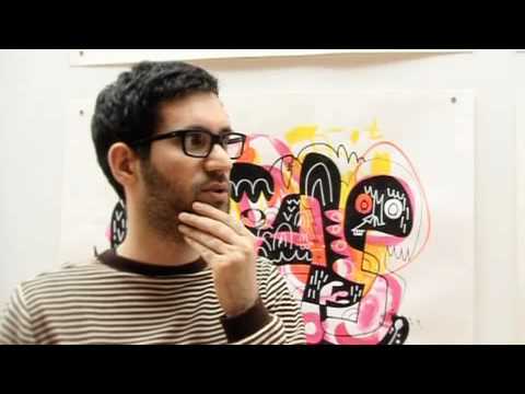Jon Burgerman video interview – Creative Arts Update