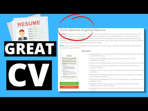 Best Resume/CV for IT Support Roles - Helpdesk Technician, Network Engineer - (CCNA, Network+, A+)