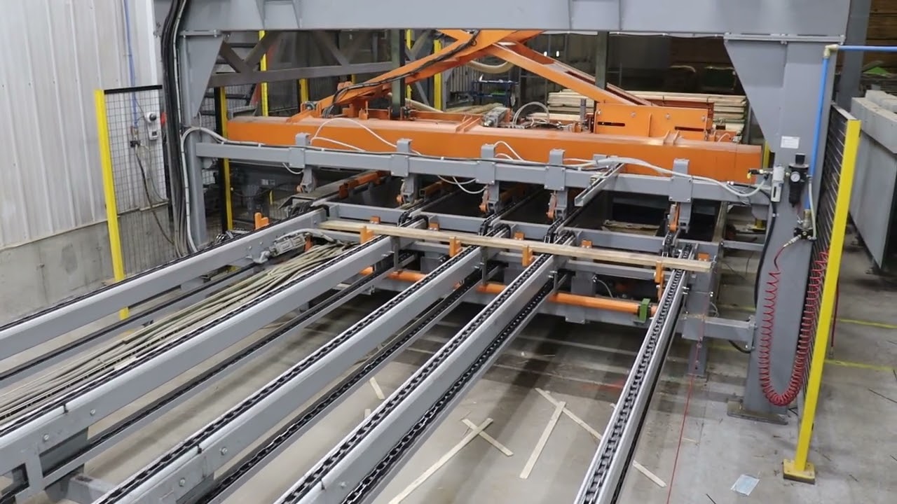 Feeding Line for Wood Planer | Doucet Machineries