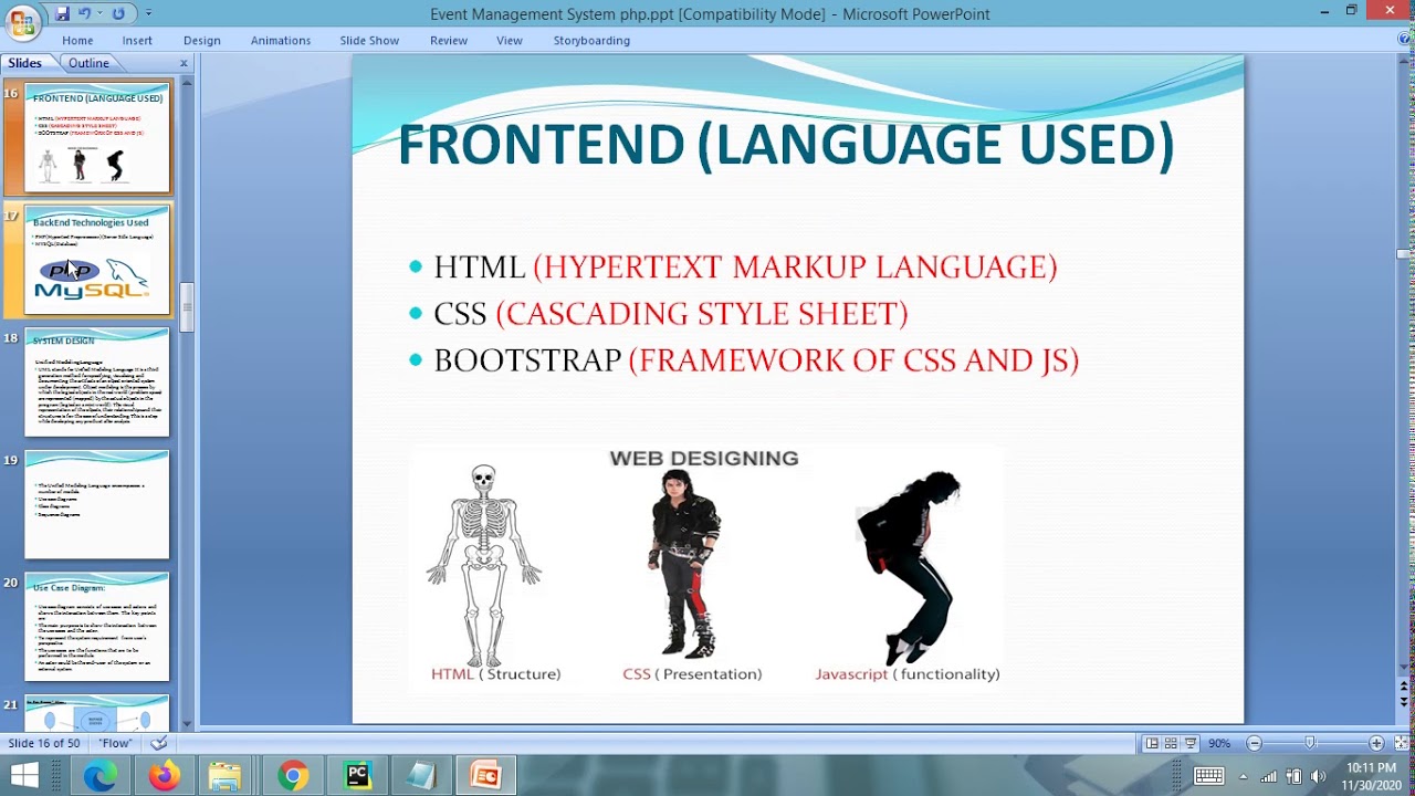 PPT - Event Management System Project PPT  || PHP MYSQL