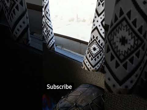 Inside of my 13 ft Scamp trailer...."Janey"