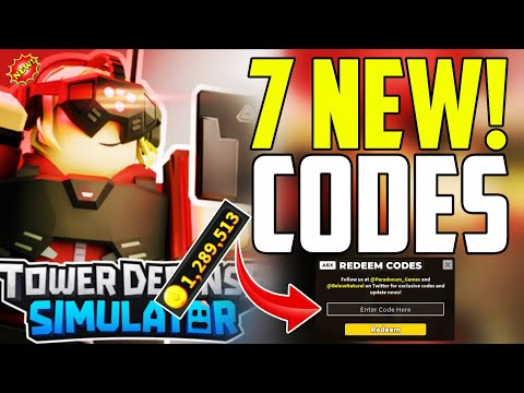 ⚠️UPDATE!!⚠️ TOWER DEFENSE SIMULATOR ROBLOX CODES 2025 - TOWER DEFENSE CODES 2025 - TDS