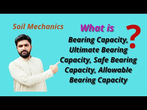 Bearing Capacity, Ultimate Bearing Capacity, Safe Bearing Capacity, Allowable Bearing Capacity