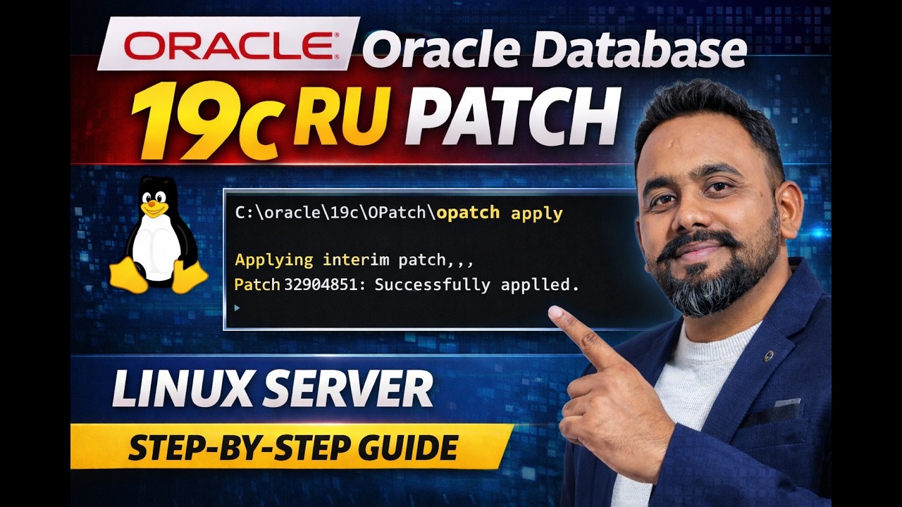 Oracle 19c RU Patch Installation on Linux | Real-Time DBA Guide