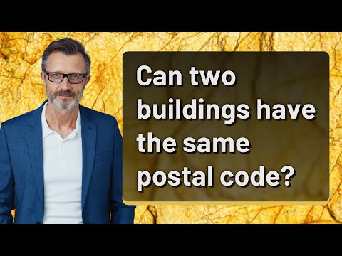 Can two buildings have the same postal code?
