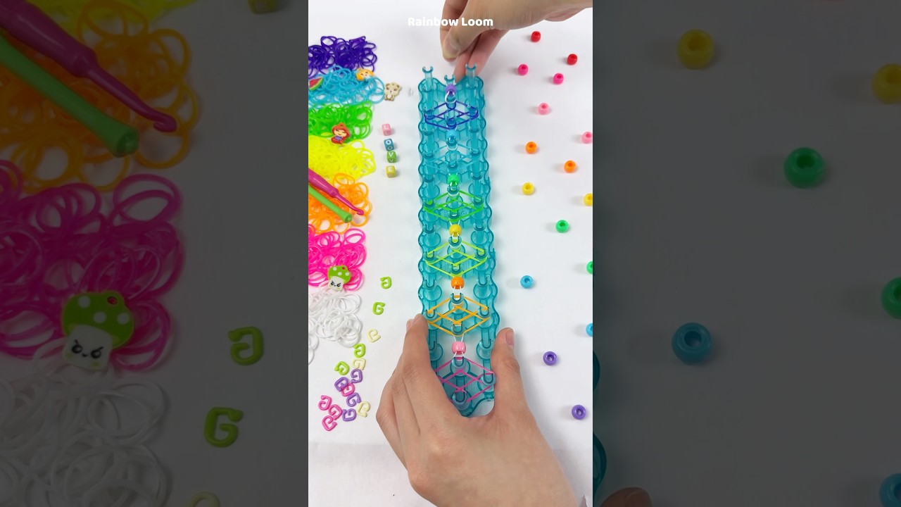 So this is why it’s called “Rainbow” Loom… #crafts