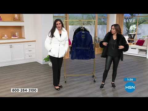 kathy ireland Fashion 360 Faux Fur Coat