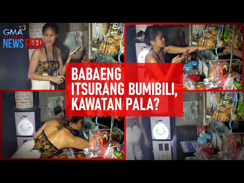 Babaeng itsurang bumibili, kawatan pala? | GMA Integrated Newsfeed