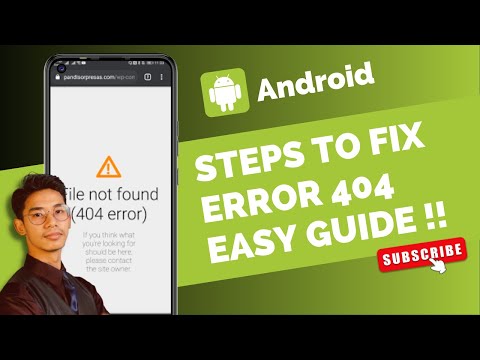 How to Fix Error 404 Android !