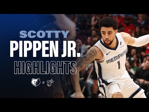 Scotty Pippen Jr. Highlights vs Miami Heat