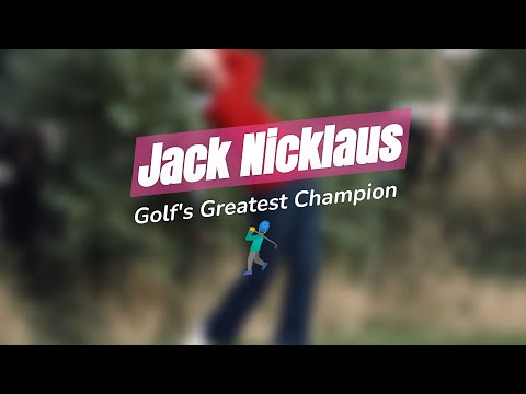 Jack Nicklaus: Golf’s Legendary Golden Bear! 🏆⛳️