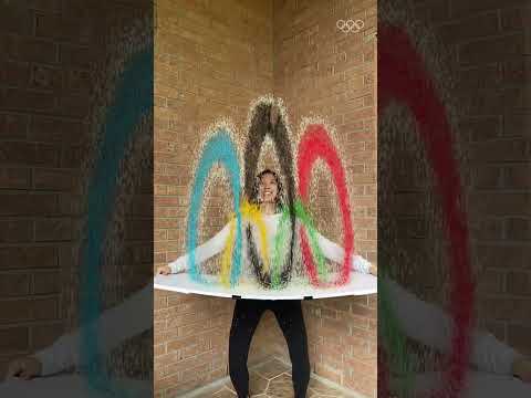 #OlympicSpirit in every shape and form 🙌 | 📹: (TT) friedriceart