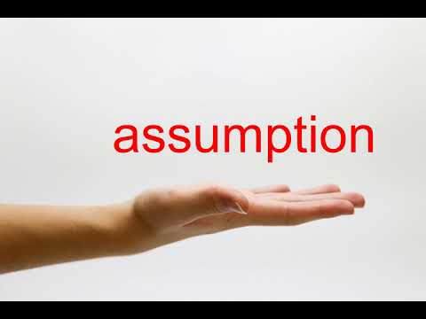 How to Pronounce assumption - American English