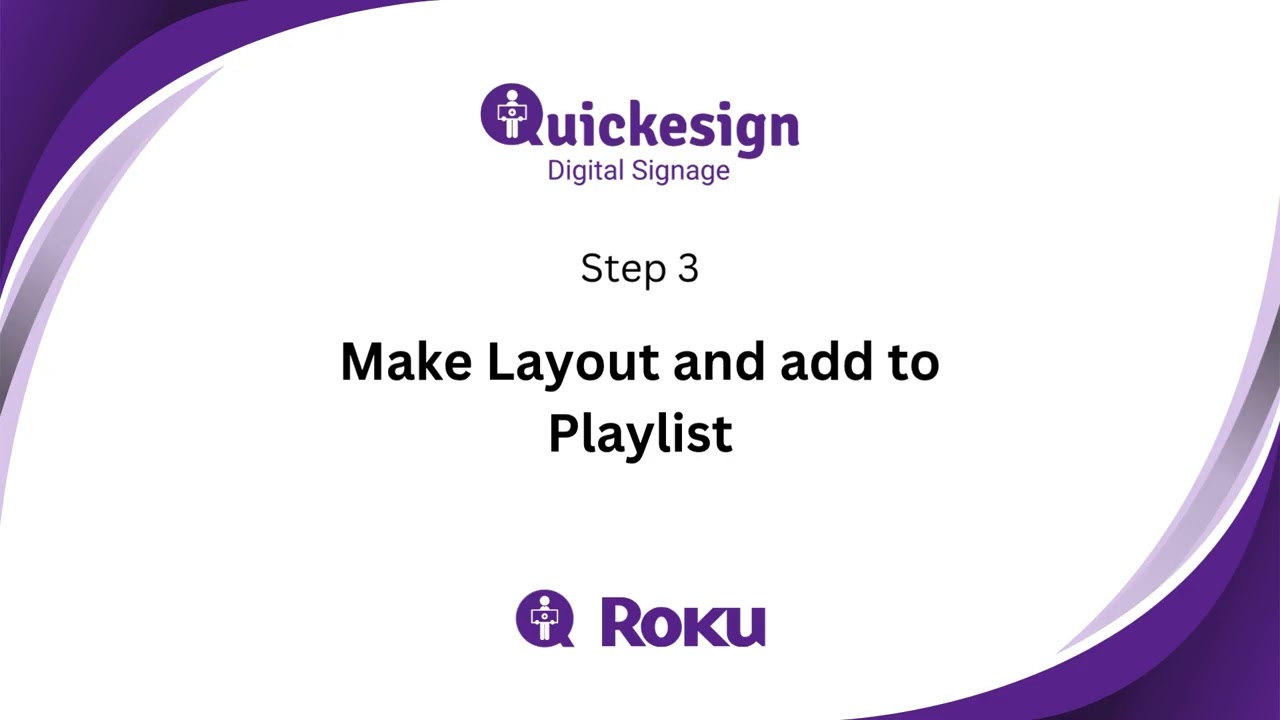 Install Quickesign on Roku