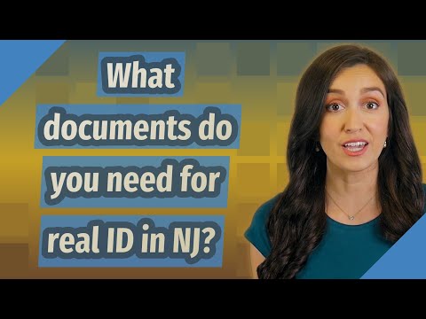 What documents do you need for real ID in NJ?