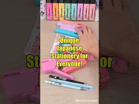 Unique Japanese Stationery for Everyone! (Part 1) #shorts