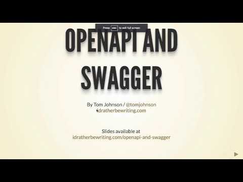 OpenAPI and Swagger