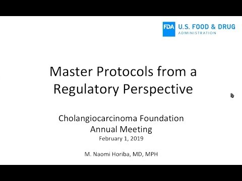 Master Protocols from a Regulatory Perspective - Margit Horiba, FDA (D3P16)