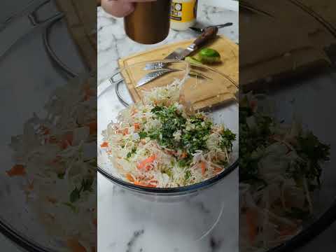 Genius Coleslaw For Fish Tacos #shorts