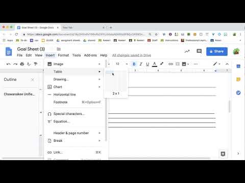 Converting Filling Out a Word Doc to Google Docs