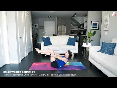 Hollow Hold Crunches