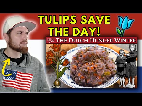 American Reacts to Dutch Hunger Winter | Surviving on Tulip Bulbs during World War 2