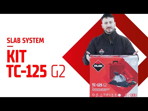 LIGHT AND PRECISE LARGE FORMAT CUTTING with RUBI's TC-125 G2