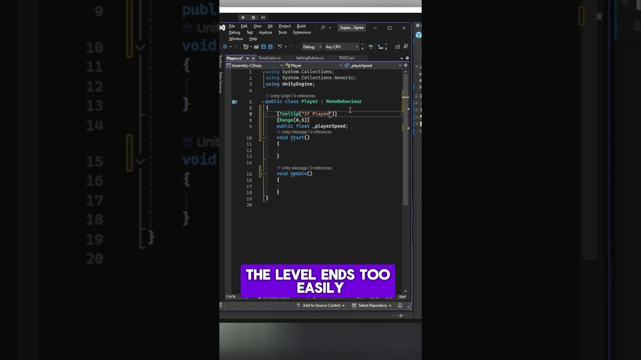 How to Use [Range] and [Tooltip] Attributes in Unity