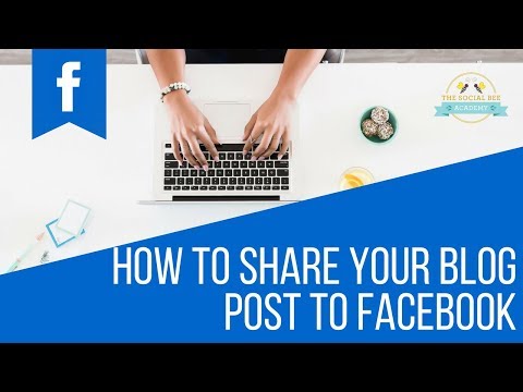 How to share your blog post to Facebook