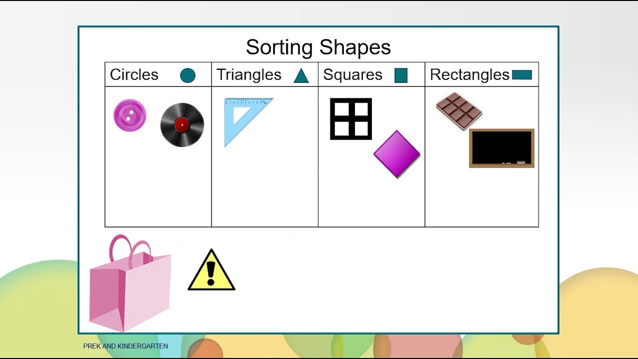 Sorting Two Dimensional Shapes - Math, Pre-K - Kindergarten, Unit 12, Video 2
