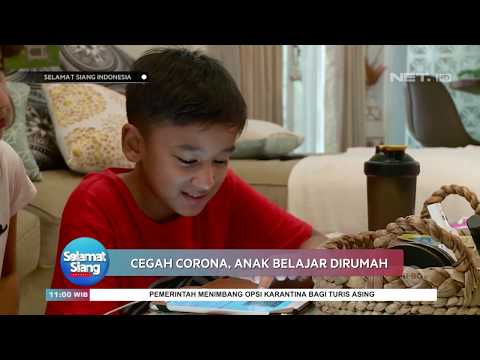 Terkait Pandemi COVID 19, Anak Sekolah Belajar di Rumah SELAMAT SIANG INDONESIA