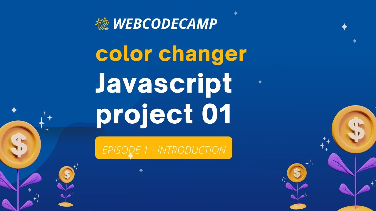 Javascript color changer project| javascript small project series -JavaScript Projects #1