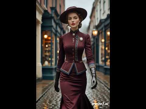 asking AI to generate different retro dresses for women in the 1900s ๐(part 2)