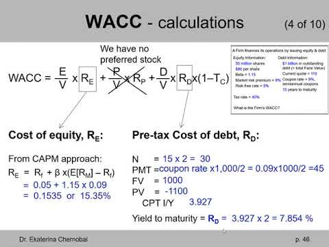 (12 of 17) Ch.14 - Calculate WACC: example
