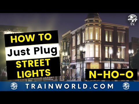 Woodland Scenics - How To Just Plug Street Lights