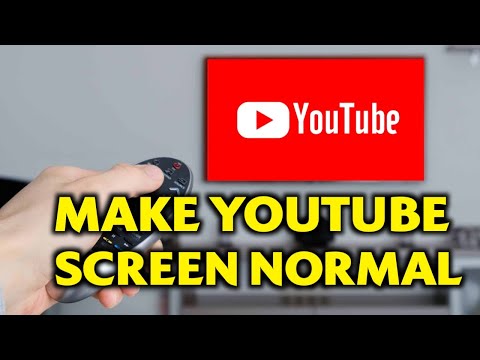How to Make YouTube Screen Normal Size on TV (Easily)
