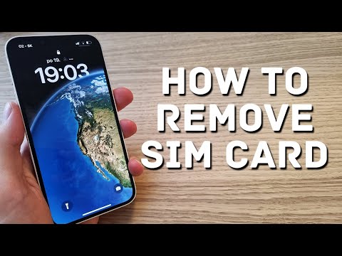 How To Remove Sim-Card From iPhone 14