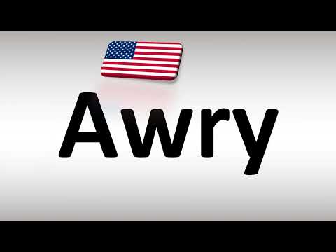 How to Pronounce Awry in US American English
