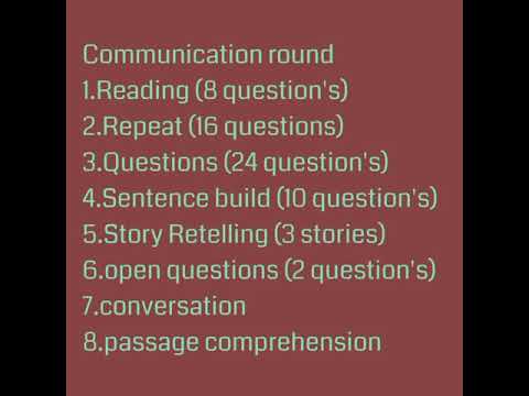 Accenture Communication Round #ACCENTURE #COMMUNICATIONROUND