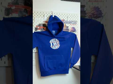 Decorating a JH120 Hoodie from AWDis Brands #hoodie #blank #tshirt #dtf #clothingbrand