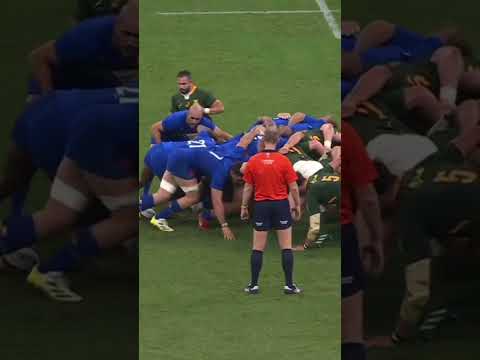 French Demolition #springboks #rugby #scrum