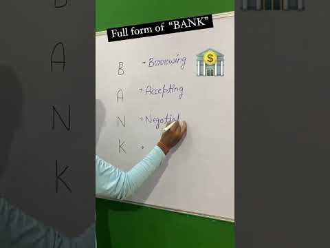 Full form of BANK !! BANK ka full form kya hai !! Full form BANK !! #bank #shorts #youtubeshorts