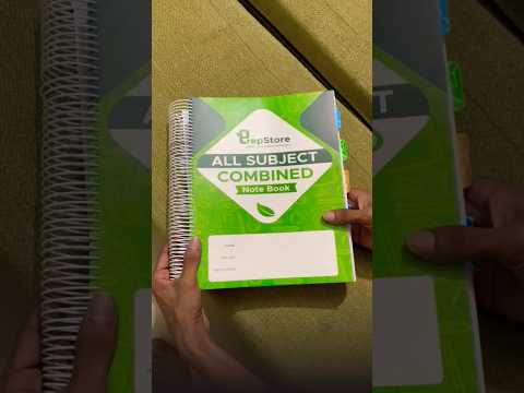 Presenting To You The Largest Notebook In The Country | All Subject Combined NotebookđĨ