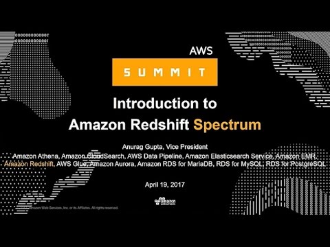 NEW LAUNCH! Intro to Amazon Redshift Spectrum: Now Query Exabytes of Data in S3