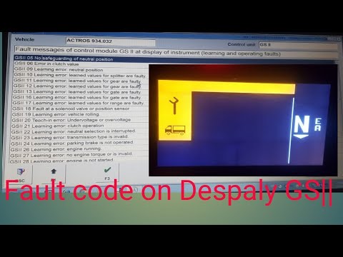 Automatic Gare Fault code chak Mercedes-Benz Actors Reparing Gs|| 9 GS 30 GS 18