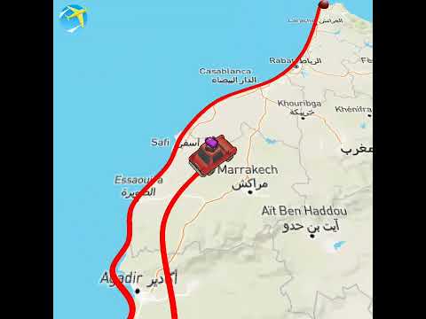 map of Morocco after the war with Algeria