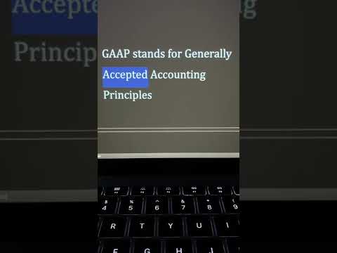 GAAP stands for.. #business #finance #mba