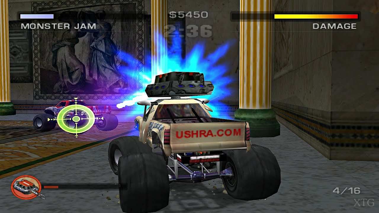 Monster Jam: Maximum Destruction - All Trucks List PS2 Gameplay HD (PCSX2 v1.7.0)